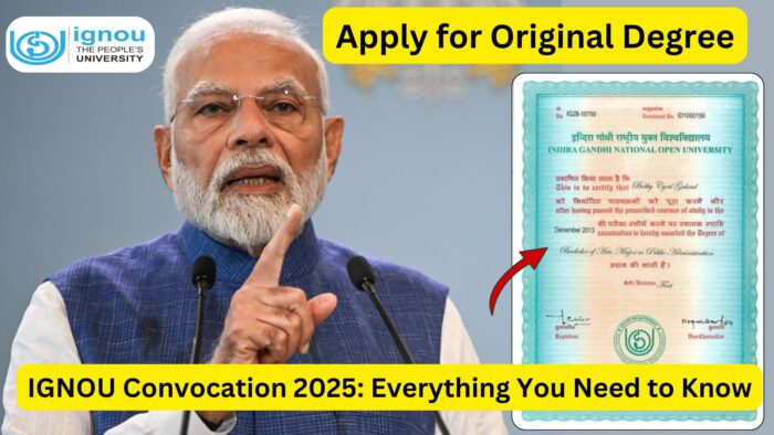 IGNOU Convocation 2025 – Complete Details, Date, Registration Process & Eligibility