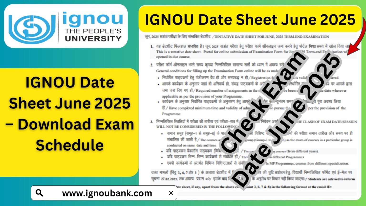IGNOU Revaluation Form 2025 – Apply Online for Re-Evaluation of Exam ...