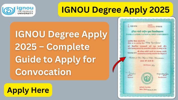 How to Download IGNOU Degree Certificate Online 2025: A Step-by-Step Guide