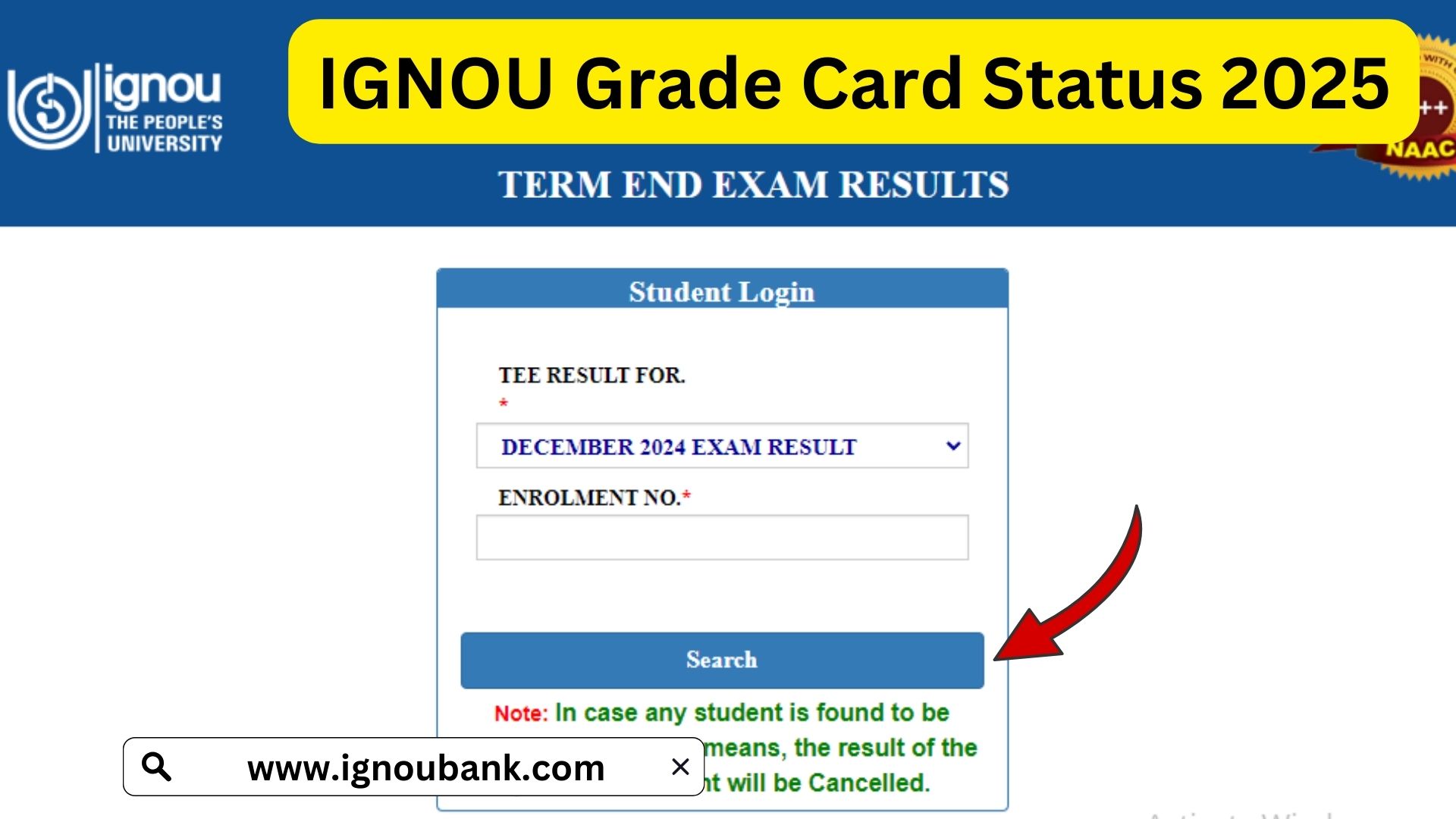 IGNOU Grade Card 2025: Complete Guide to Check Status & Download