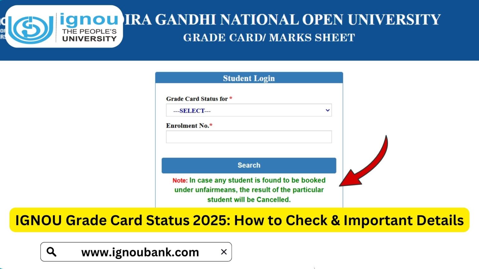 IGNOU Assignment Result 2025 – Check Your Marks & Percentage Online