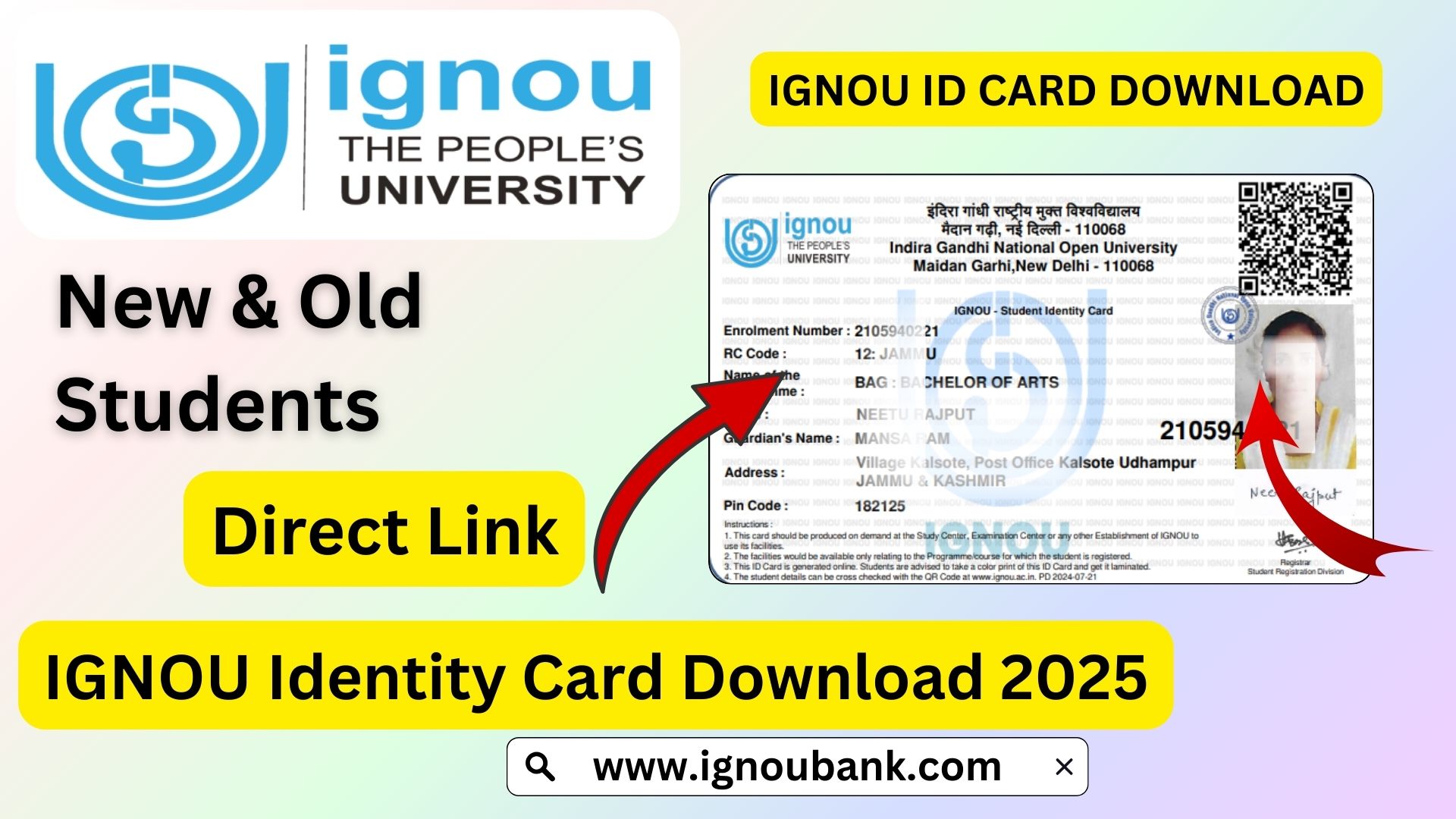IGNOU Identity Card Download 2025: Everything You Need to Know