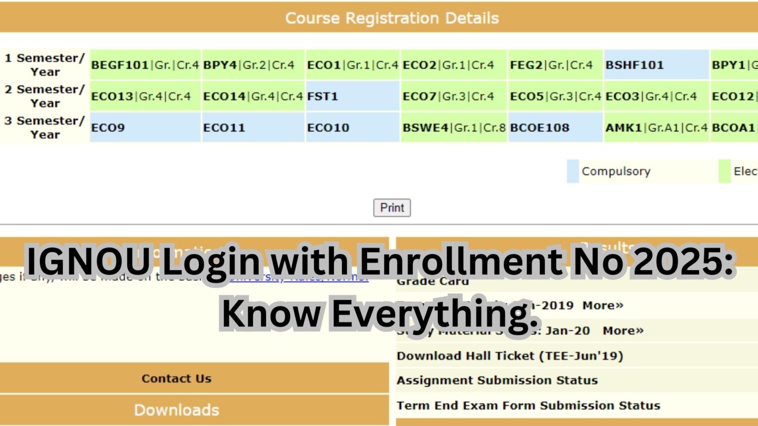 IGNOU Login with Enrollment No 2025: Direct Link