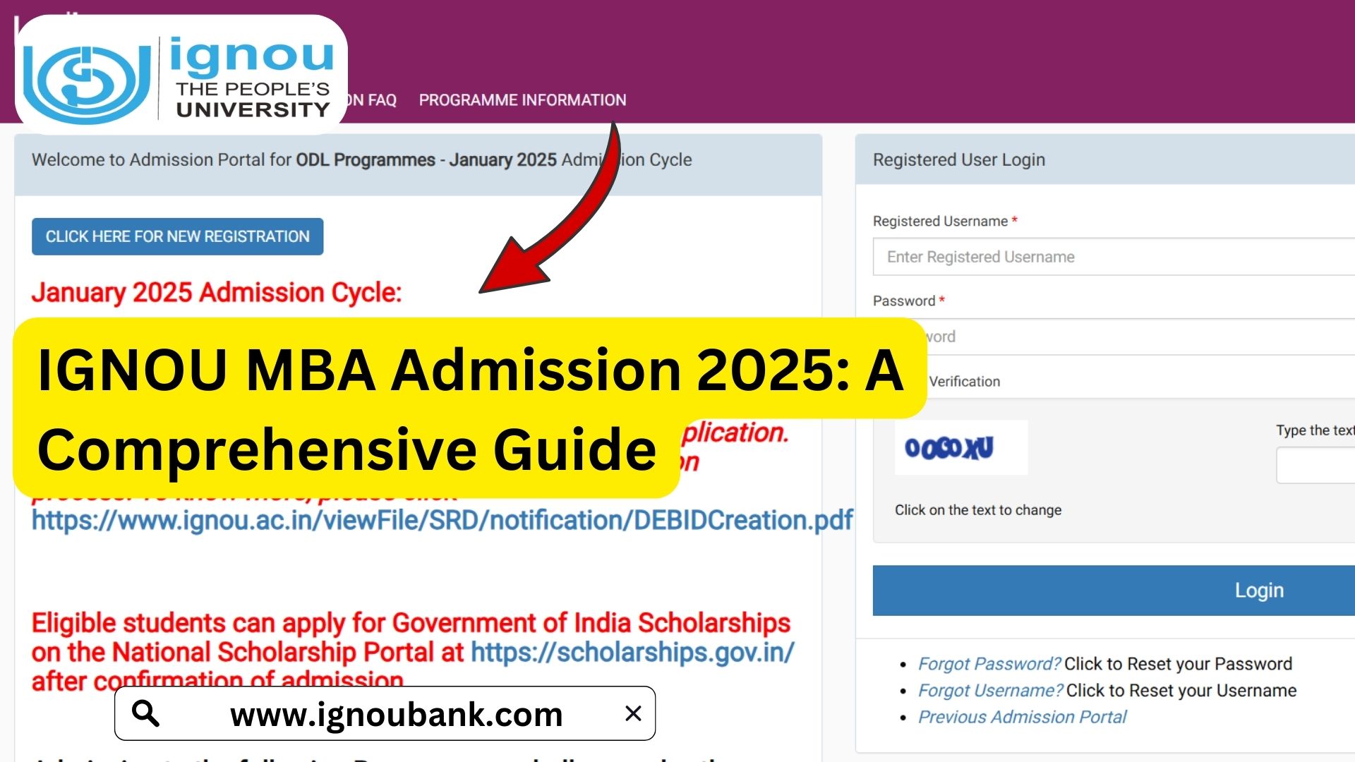 IGNOU MBA Admission 2025: A Comprehensive Guide