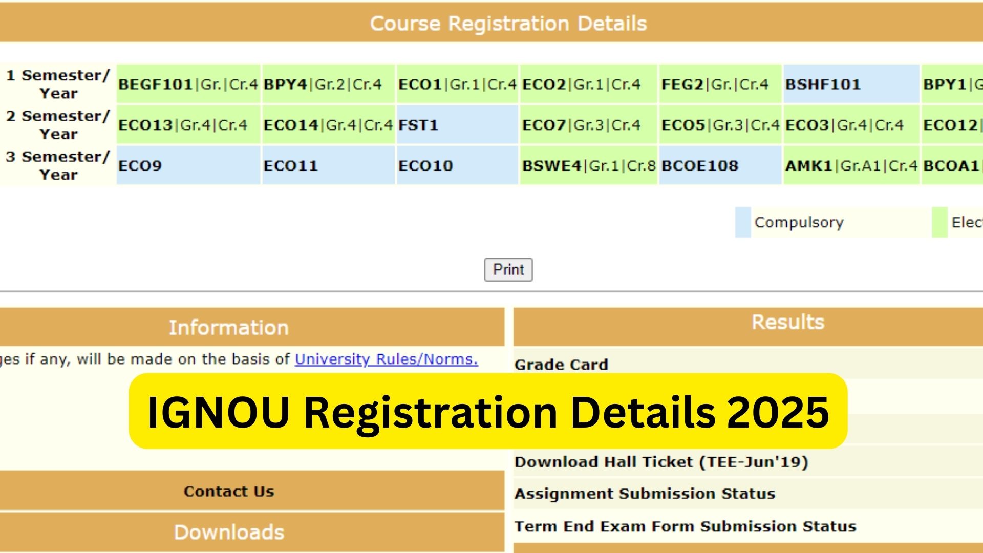 IGNOU Registration Details 2025: Complete Guide to Check and Track Your Registration