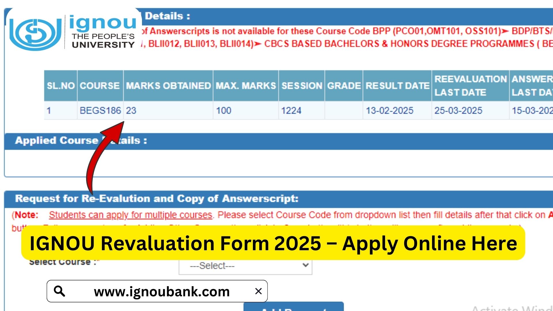 IGNOU Form Fill Up 2025: Complete Guide for Term-End Examination (TEE)