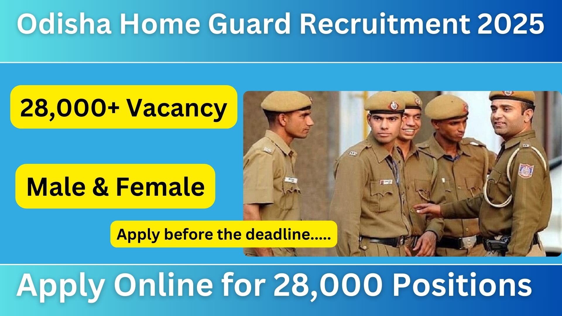 Odisha Home Guard Recruitment 2025: Notification, Eligibility, and ...