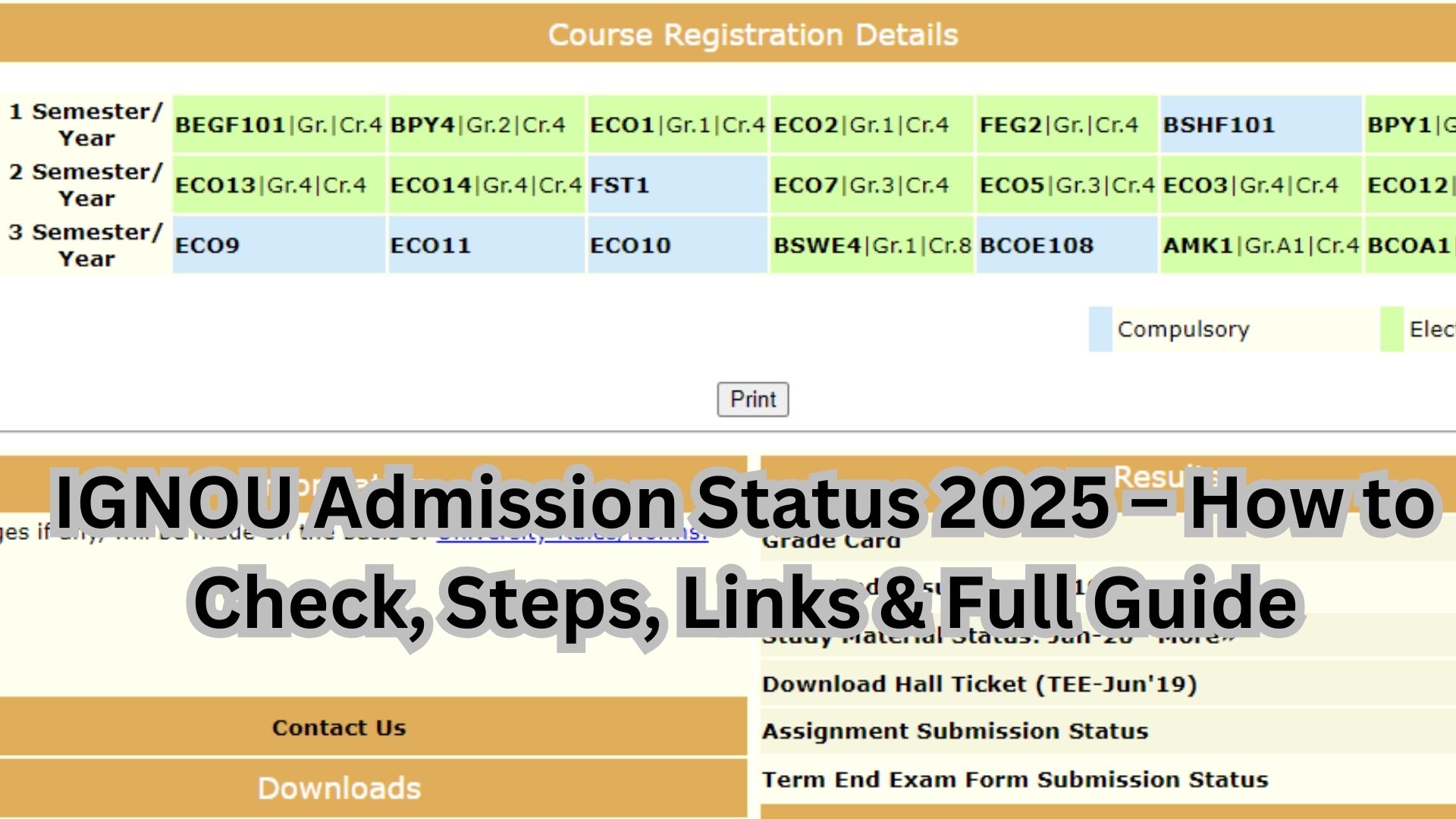 IGNOU Admission Status 2025 – How to Check, Steps, Links & Full Guide
