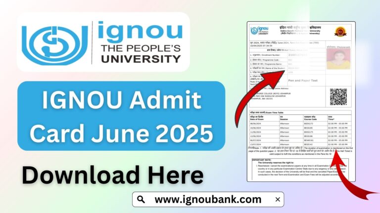 How to Download IGNOU ID Card 2025: Direct Link