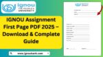IGNOU Books Download 2025 – Free PDF eBooks for All Courses at ...