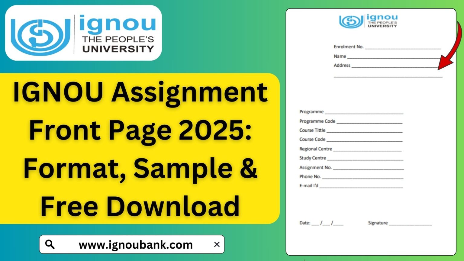 IGNOU Assignment Status Check 2025 – Complete Guide to Track Submission and Marks