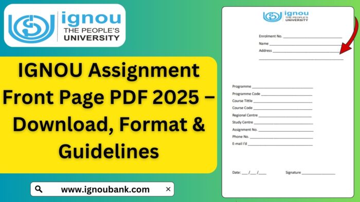 IGNOU Previous Year Question Papers 2025 – Download PDFs