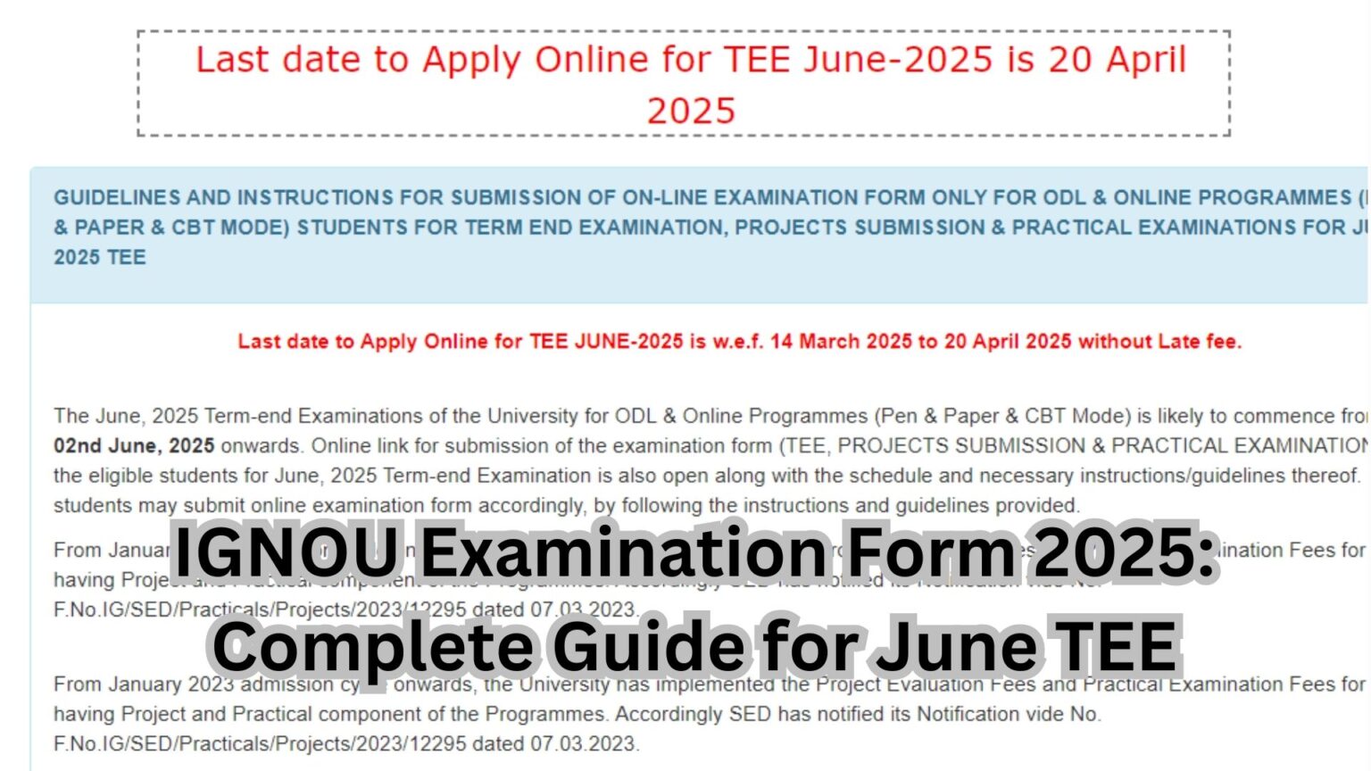 IGNOU Rechecking 2025: Complete Guide to Apply for Re-evaluation