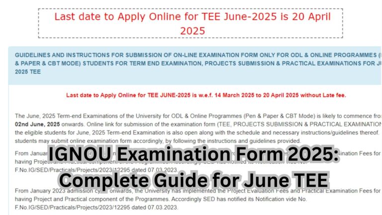 IGNOU Exam Fee June 2025: Complete Guide & Payment Details