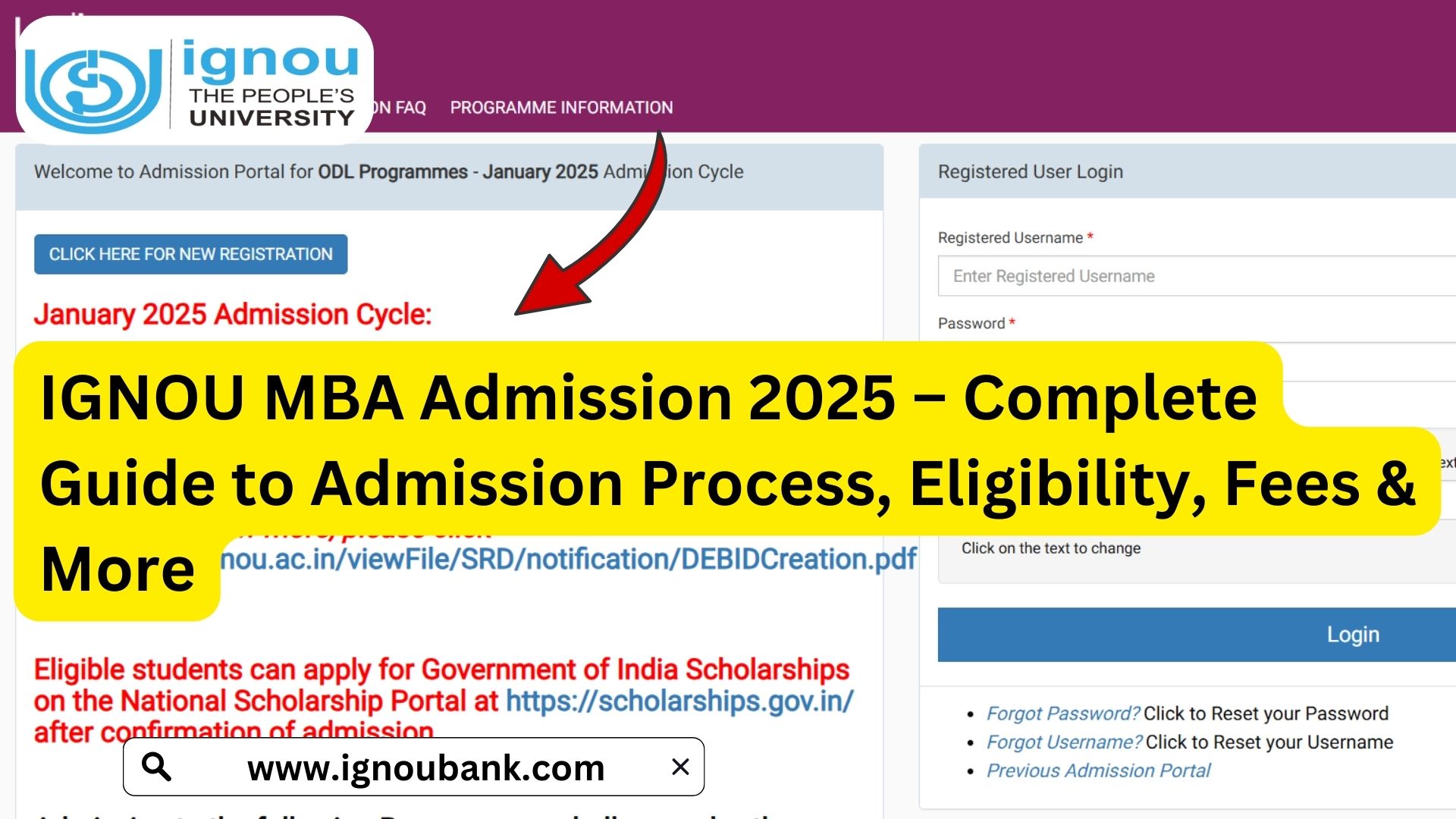 IGNOU MBA Admission 2025 – Complete Guide to Admission Process ...