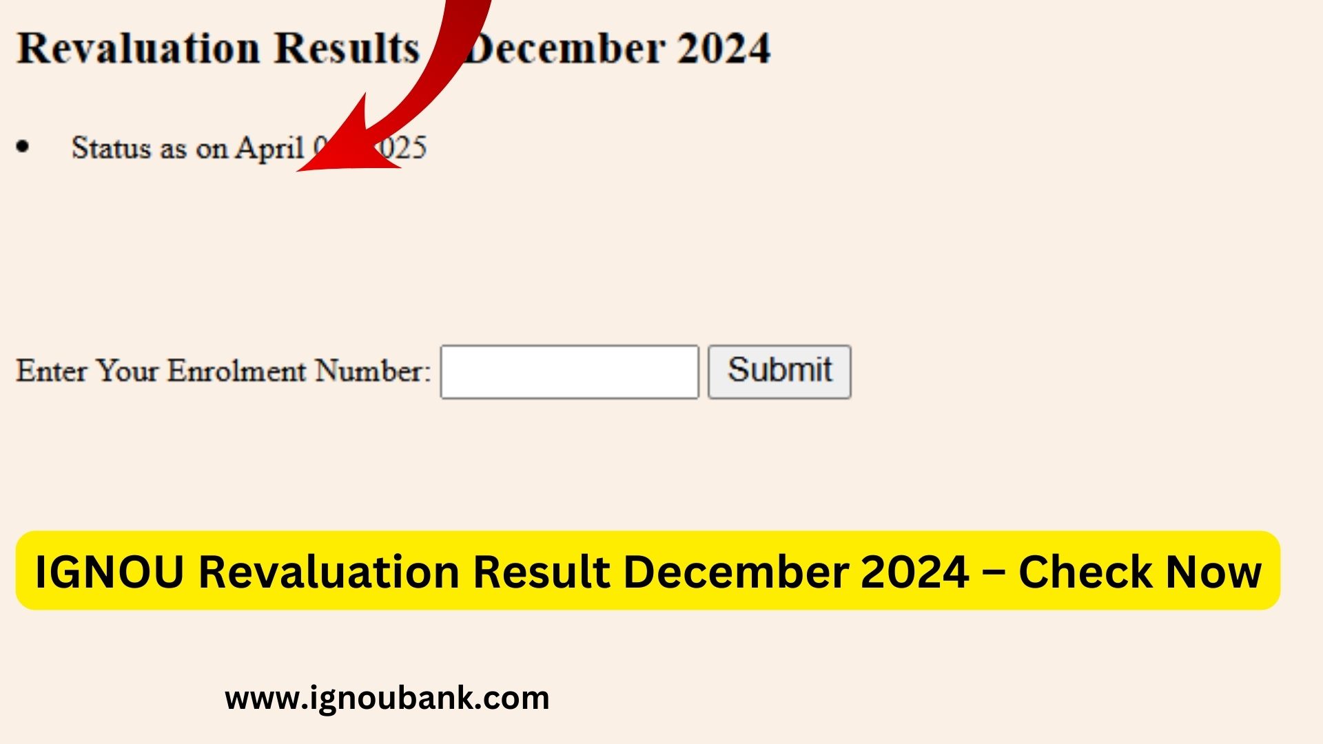 IGNOU Revaluation Result December 2024 – Check Now
