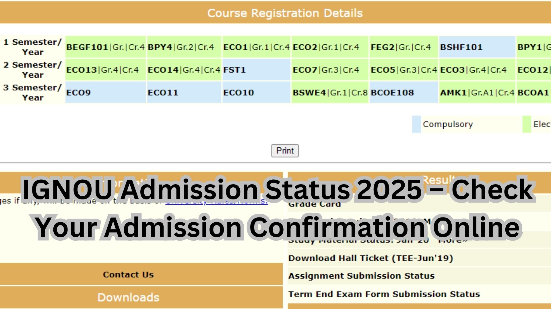 IGNOU Admission Status 2025 – Check Your Admission Confirmation Online