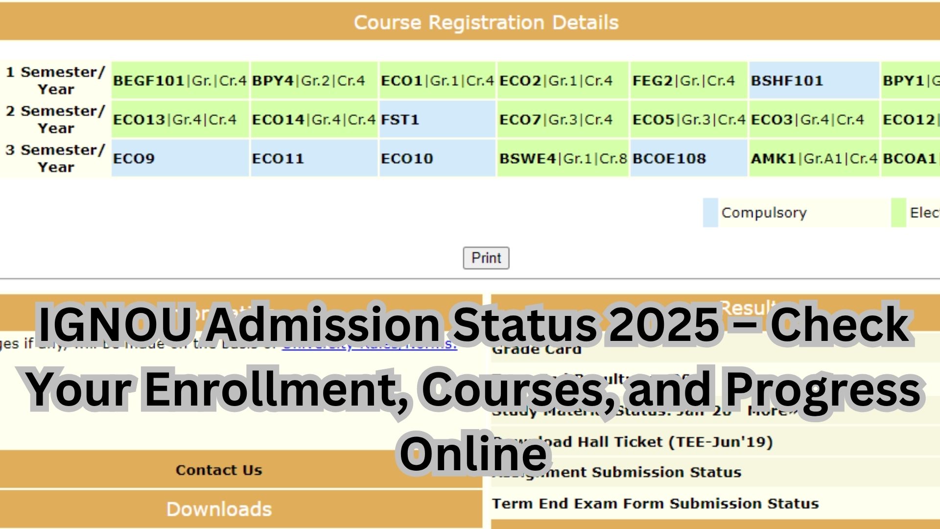 IGNOU Admission Status 2025 – Check Your Enrollment, Courses, and ...