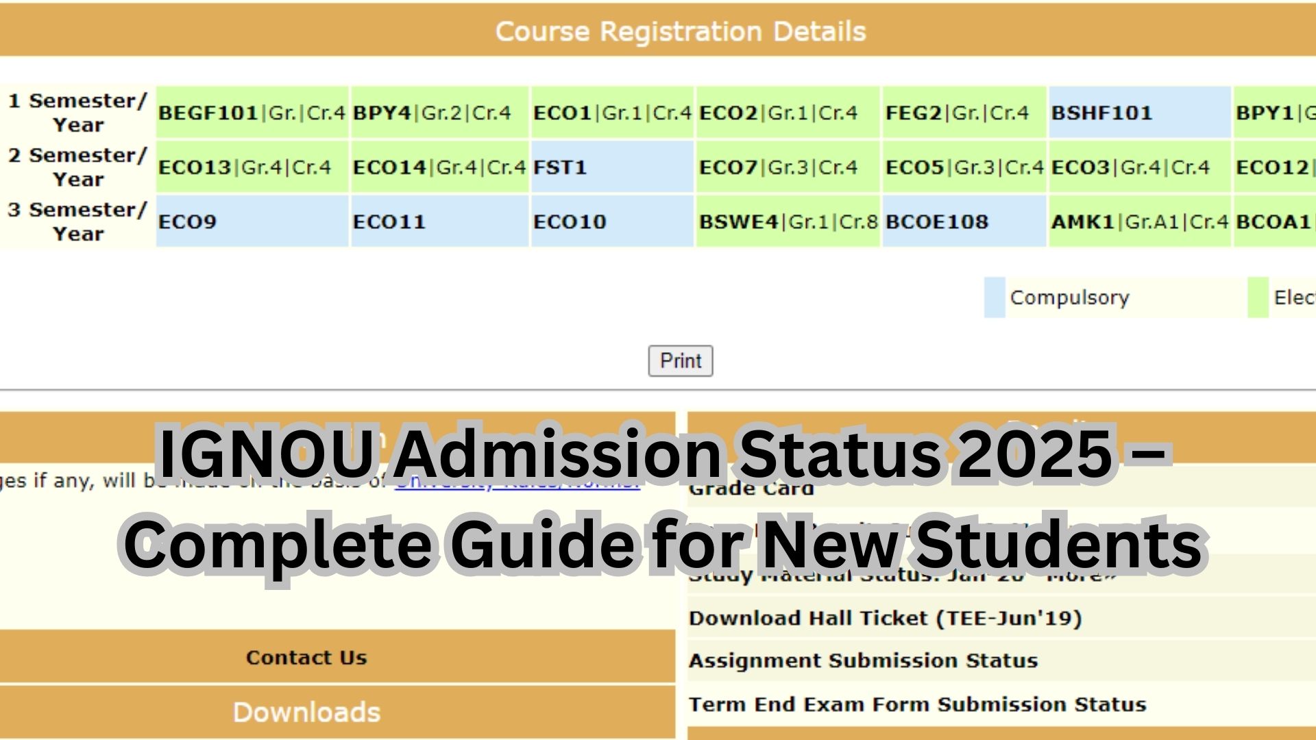 IGNOU Admission Status 2025 – Complete Guide for New Students
