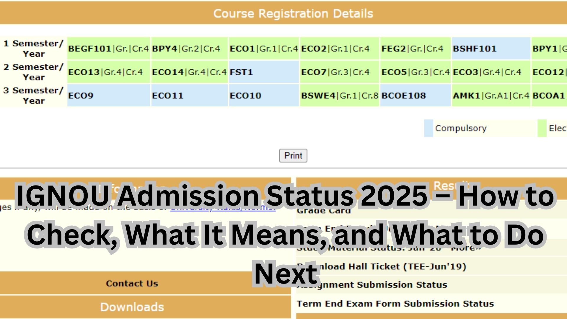 IGNOU Admission Status 2025 – How to Check, What It Means, and What to ...