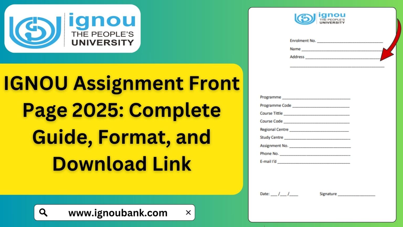 IGNOU Question Paper Download 2025 – Previous Year Papers PDF