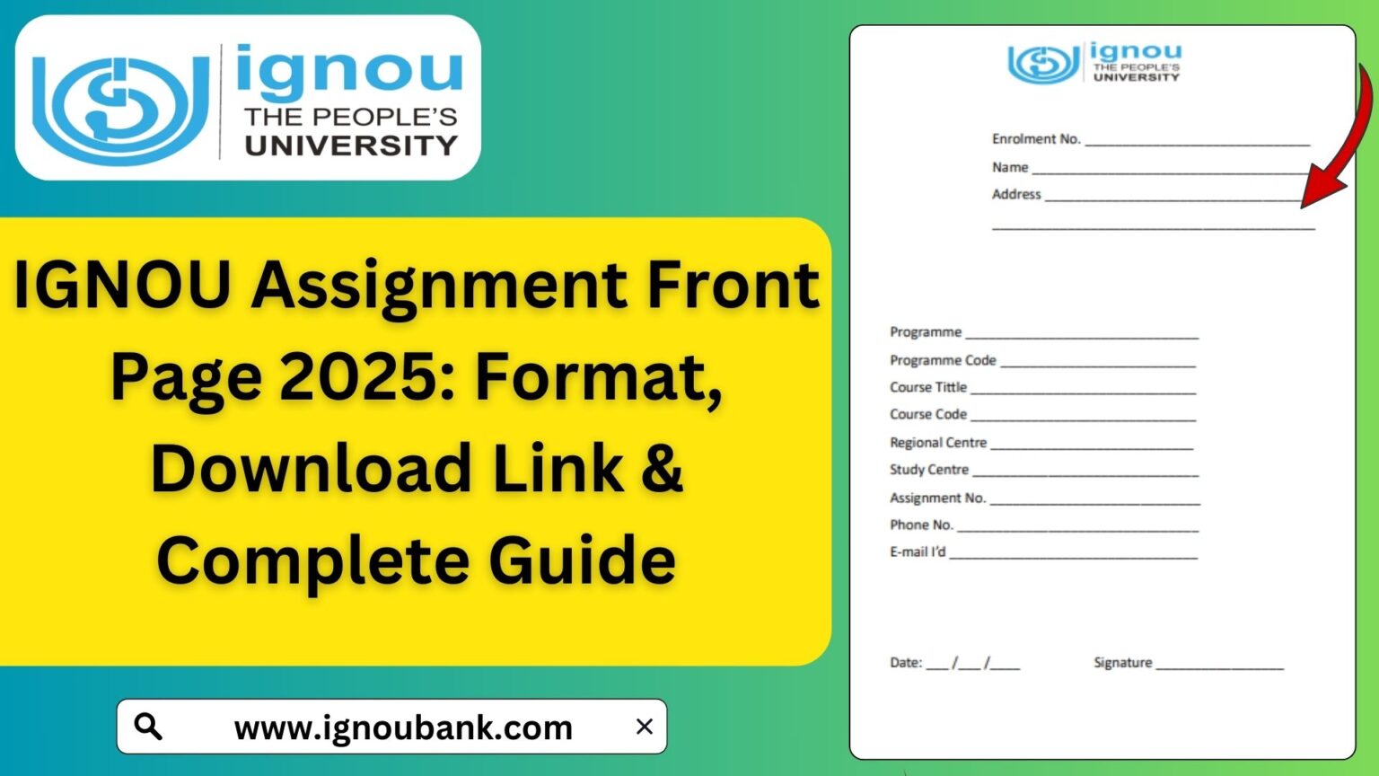IGNOU Exam Form June 2025: Complete Guide to Application, Deadlines & Fees
