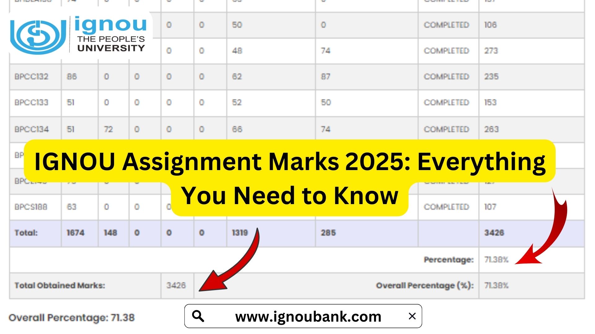 IGNOU Assignment Marks 2025: Everything You Need to Know