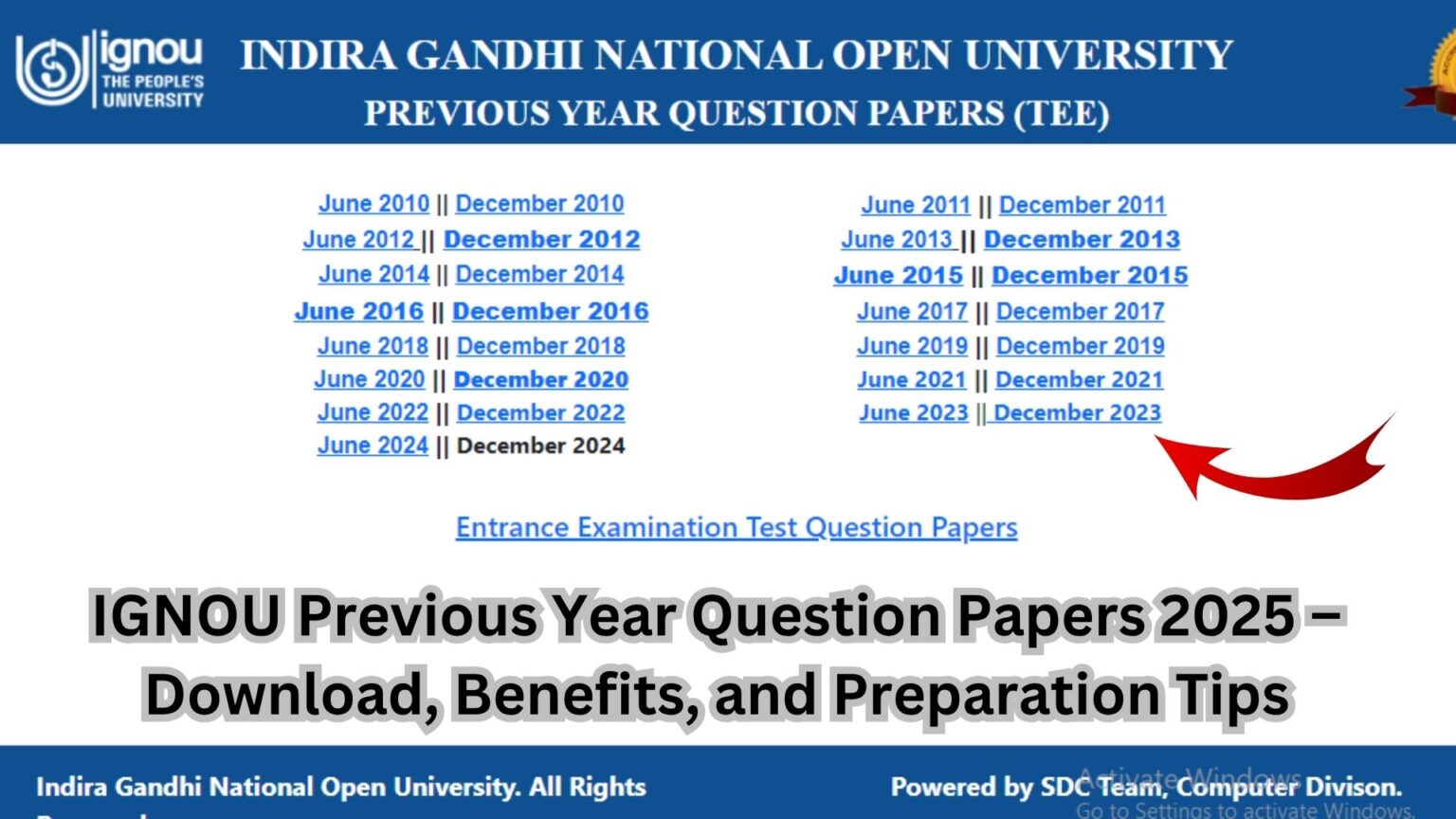 IGNOU BCA Syllabus 2025: A Comprehensive Guide
