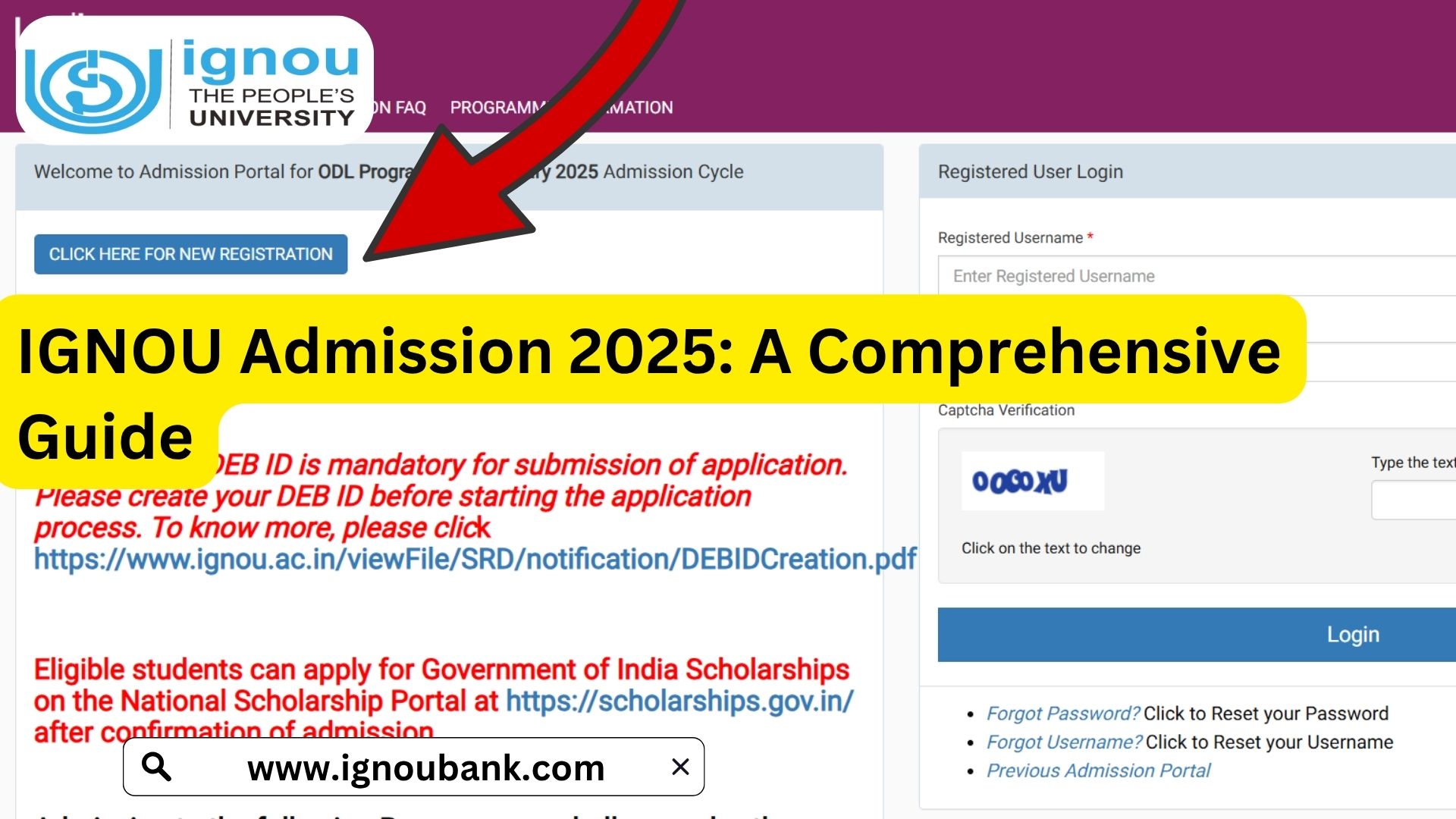 IGNOU Admission 2025: A Comprehensive Guide