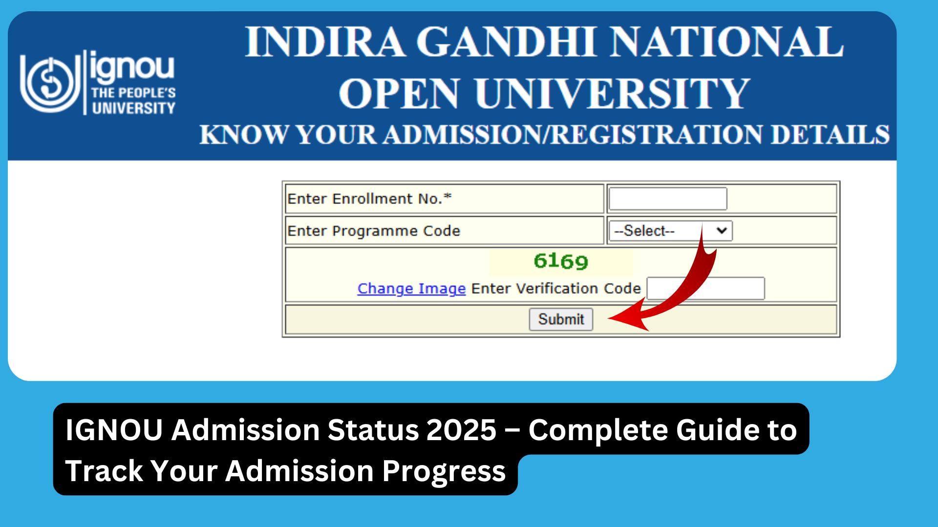IGNOU Admission Status 2025 – Complete Guide to Track Your Admission ...