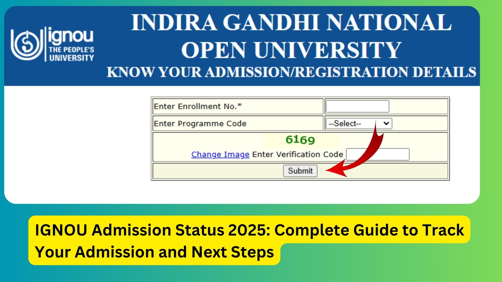 IGNOU Admission Status 2025: Complete Guide to Track Your Admission and ...