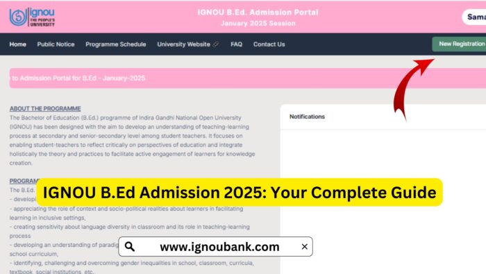 IGNOU B.Ed Admission 2025: Your Complete Guide