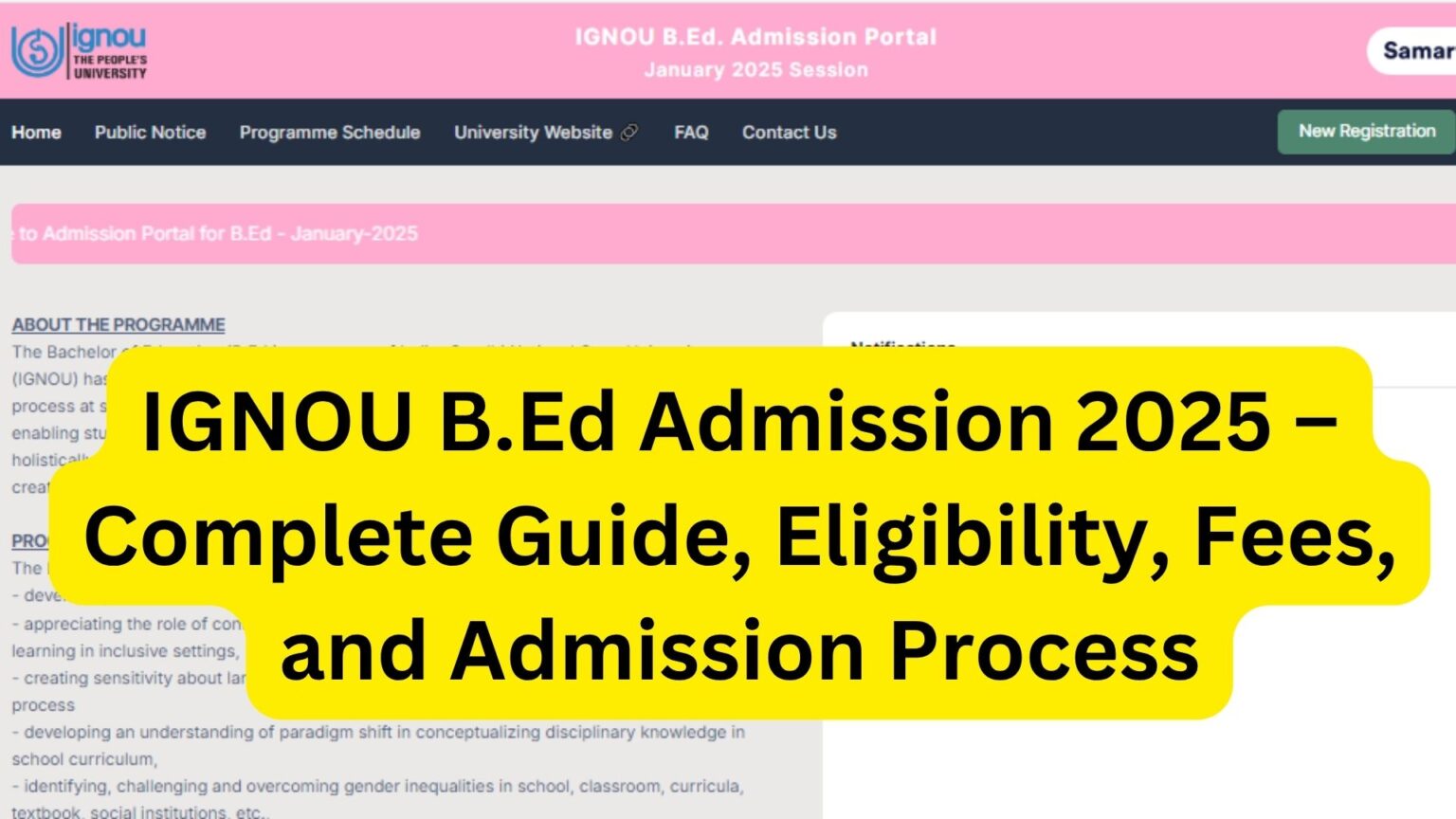 IGNOU Certificate Courses 2025 – Admission, Eligibility, Courses List, and How to Apply