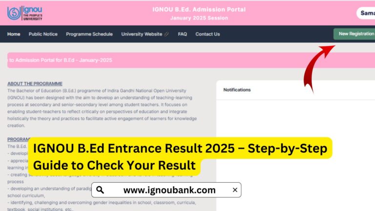 IGNOU Admission Status 2025 – Complete Guide to Check Your Admission ...