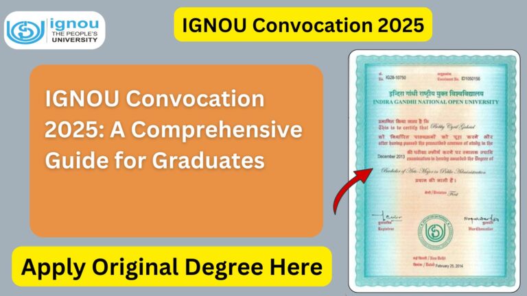IGNOU Examination Form 2025: Complete Guide to Apply Online