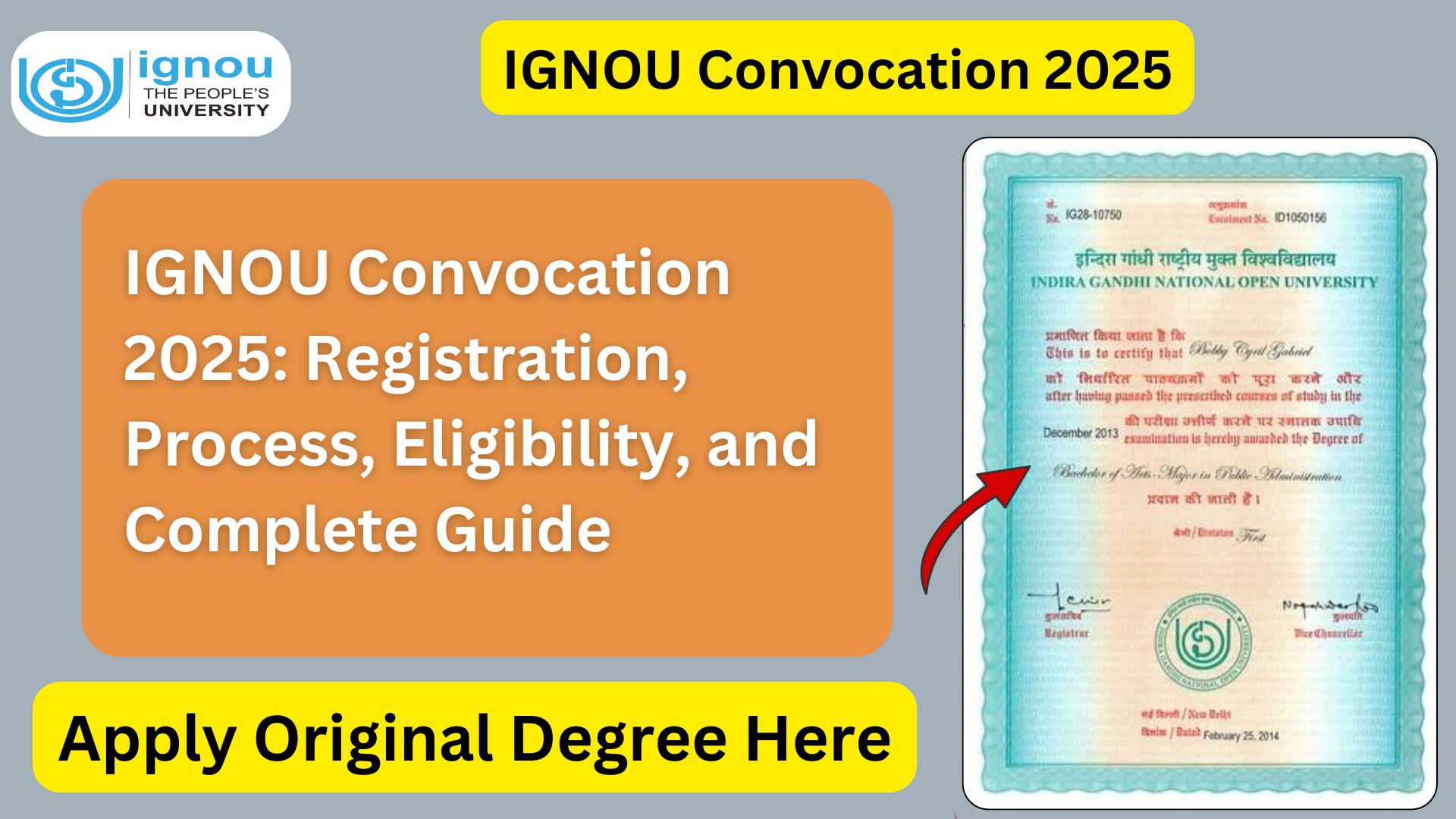IGNOU Admission 2025: Complete Guide to Apply for UG, PG, Diploma & Certificate Courses