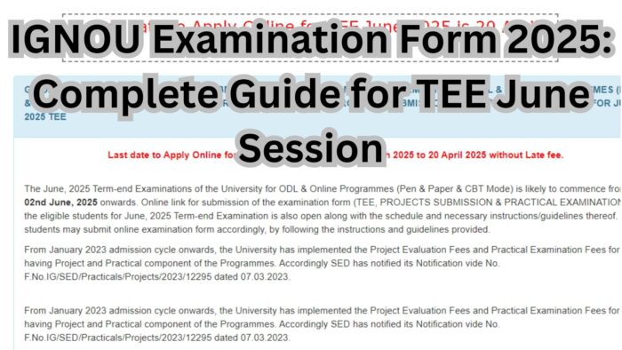 IGNOU June 2025 Exam Date Sheet – Download & Check Schedule