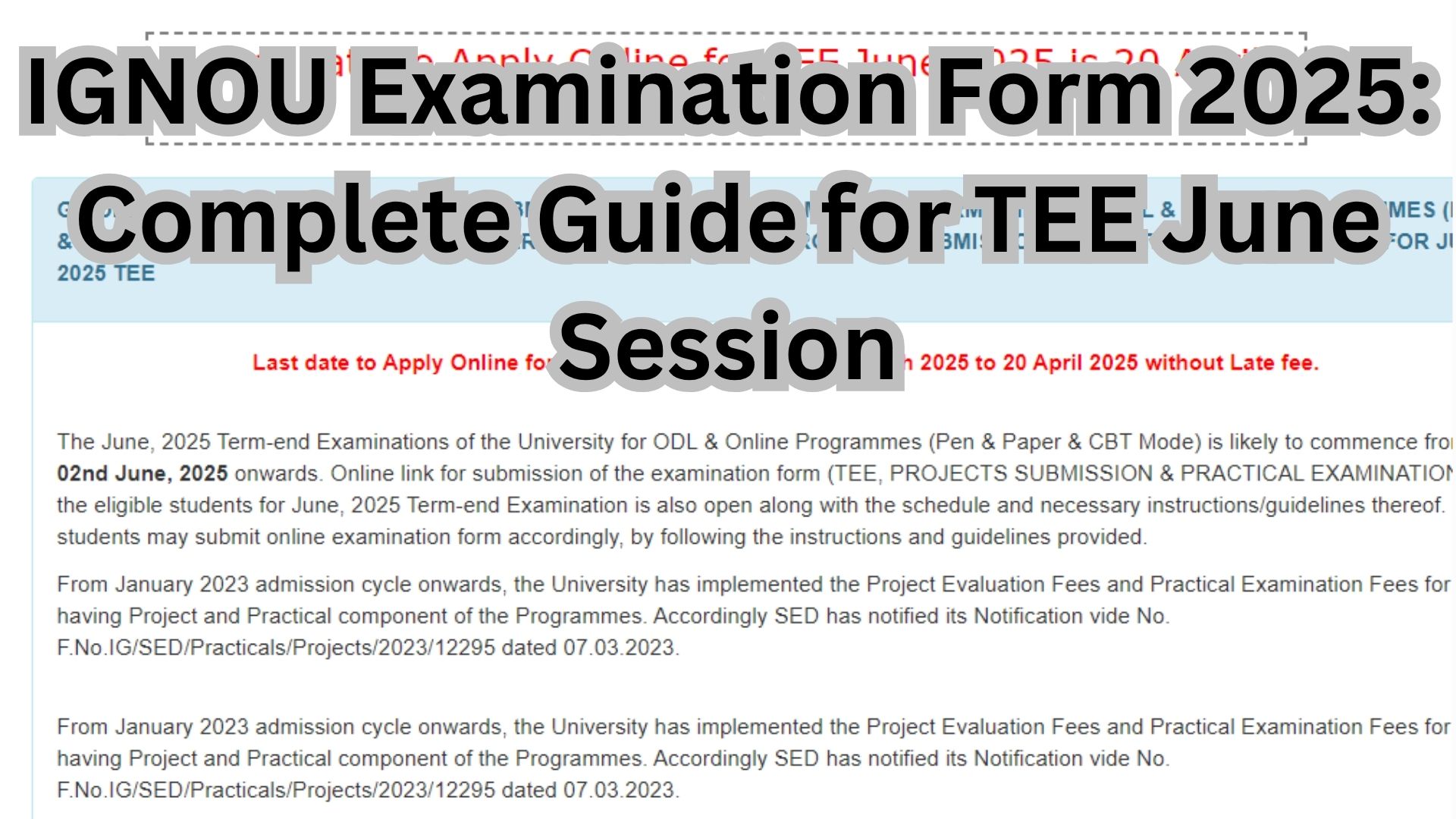 IGNOU Registration 2025: Complete Guide for July Session Admission