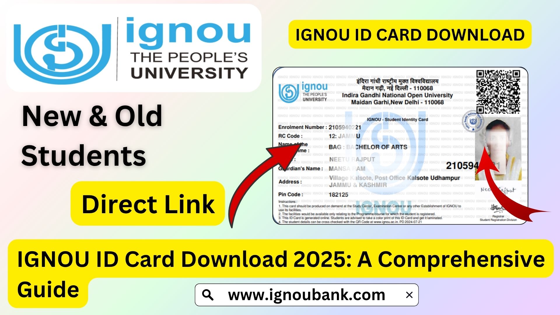 IGNOU ID Card Download 2025: A Comprehensive Guide