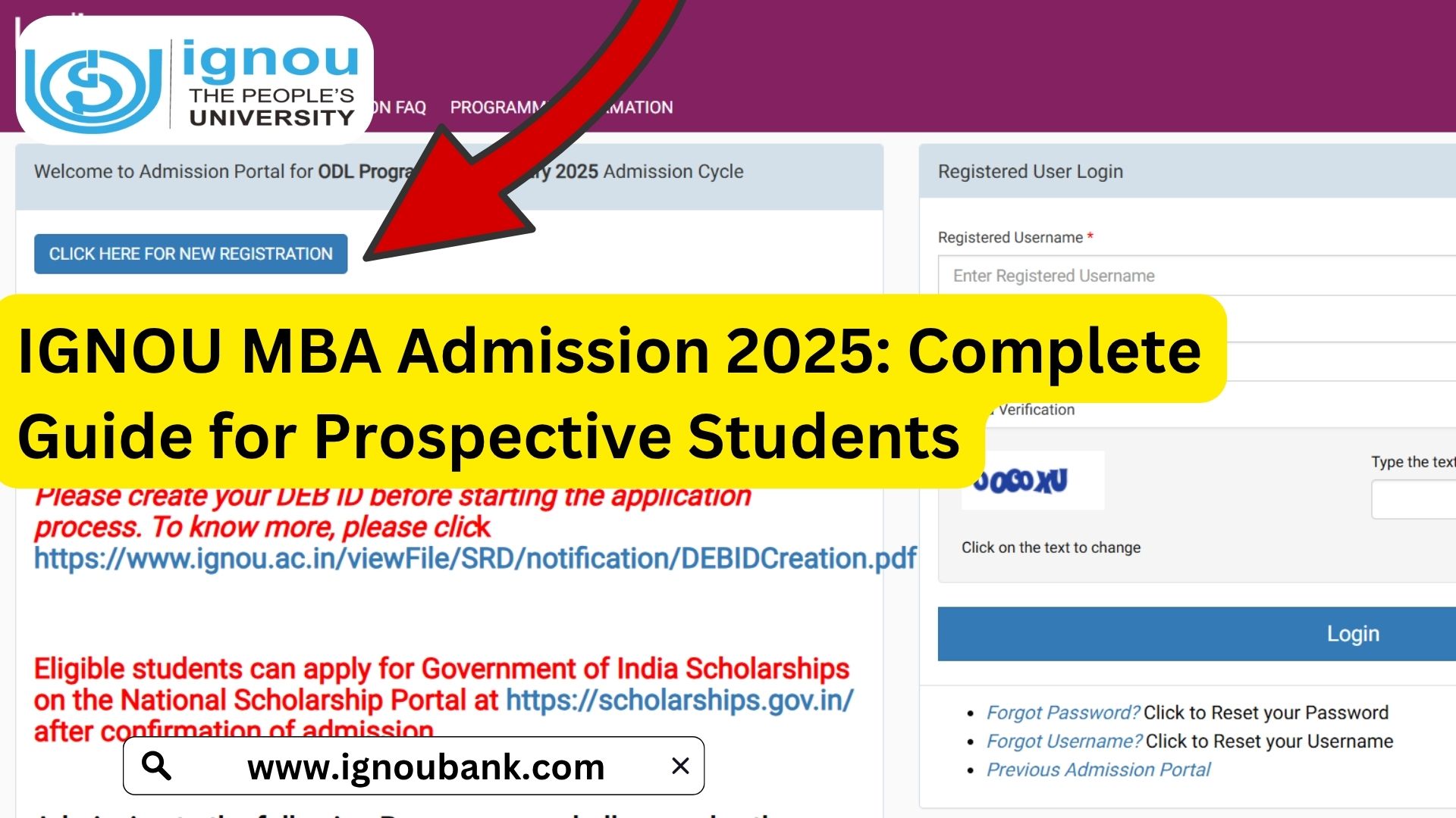 IGNOU MBA Admission 2025: Complete Guide for Prospective Students