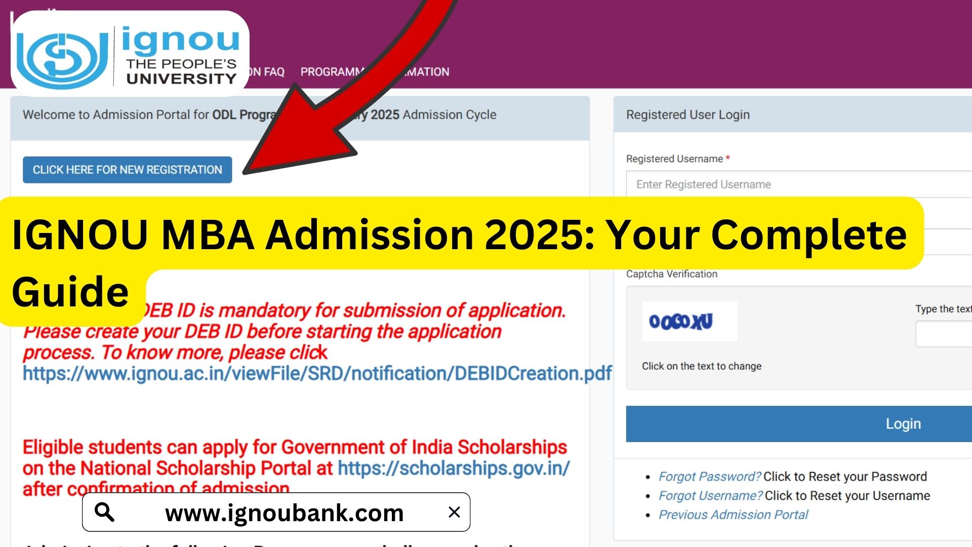 IGNOU MBA Admission 2025: Your Complete Guide