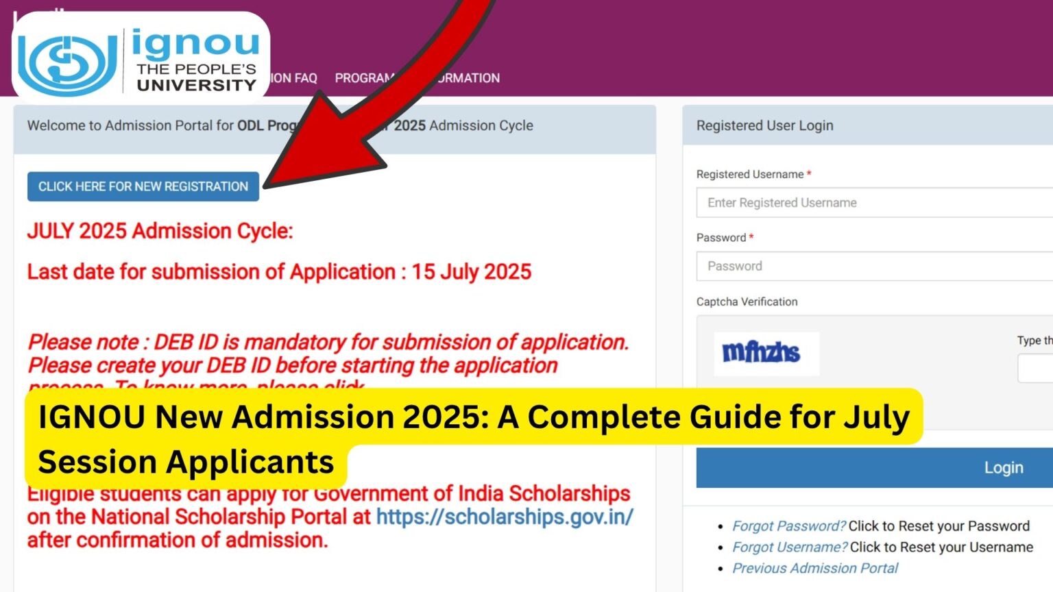 IGNOU Hall Ticket Admit Card 2025 – Complete Guide to Download and Use