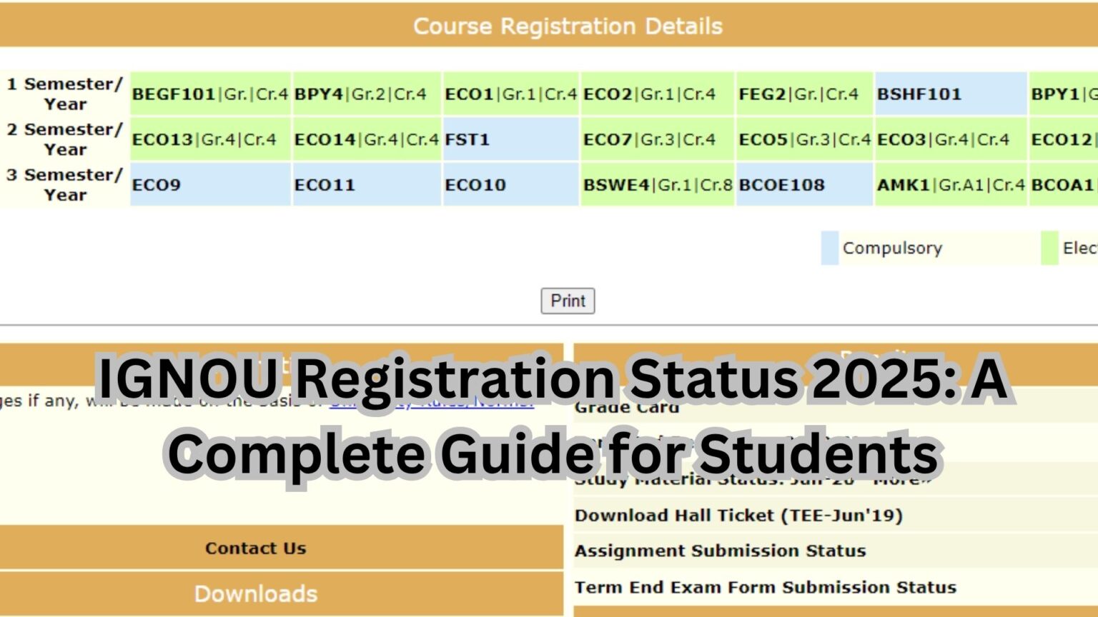 IGNOU Registration Status 2025: A Complete Guide for Students
