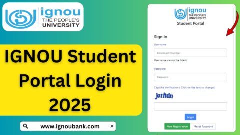 IGNOU Student Portal Login 2025 – Complete Guide to Access, Features & FAQ