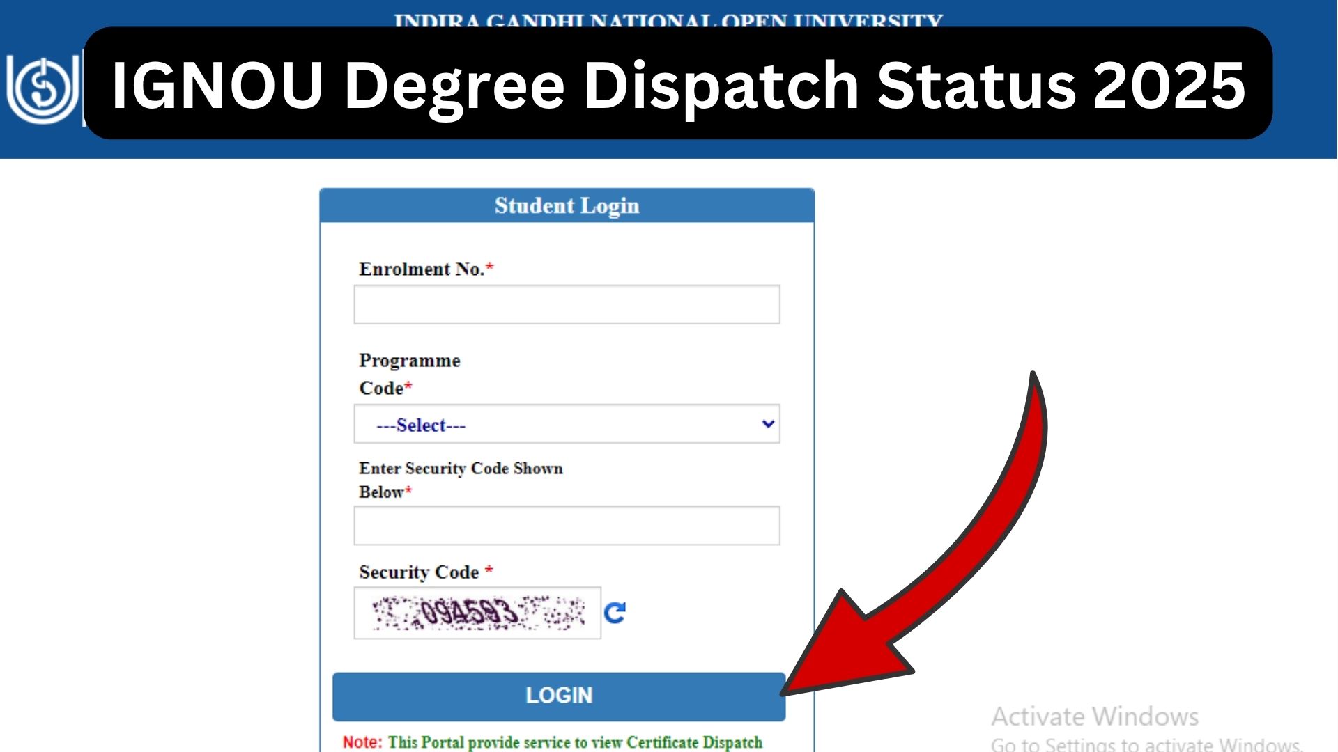 IGNOU Degree Dispatch Status 2025 – Complete Guide to Track Your Degree ...