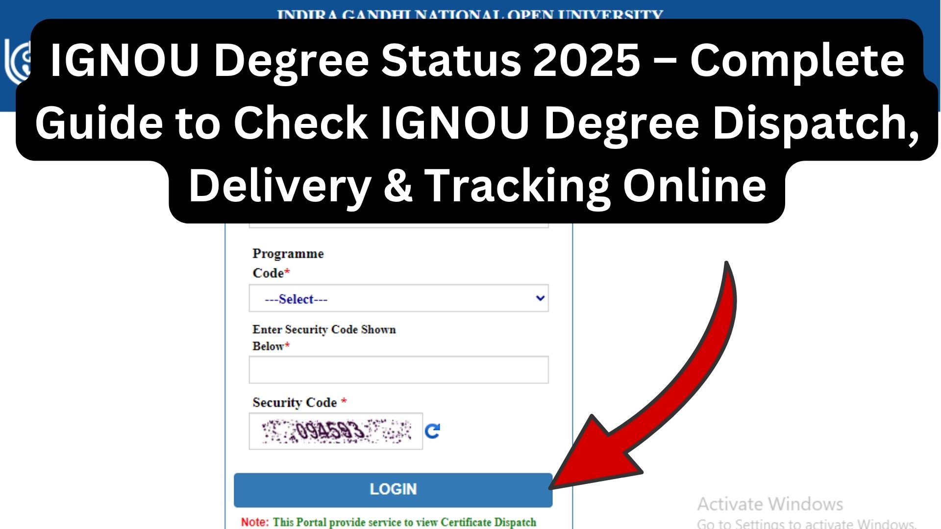 IGNOU Degree Status 2025 – Complete Guide to Check IGNOU Degree ...
