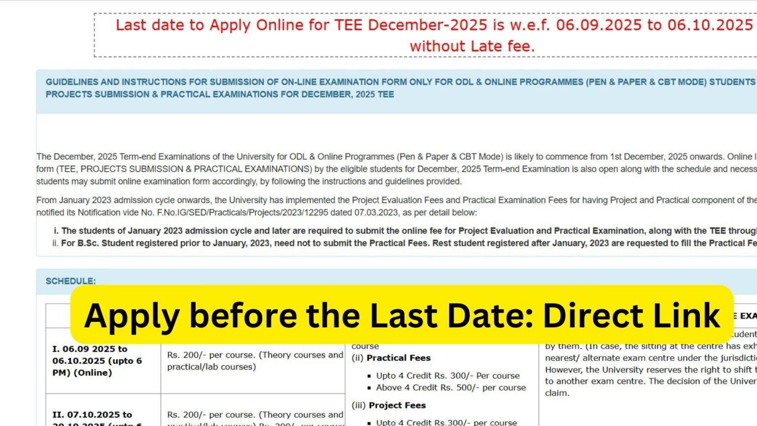 IGNOU Exam Form 2025 – Complete Step-by-Step Guide for Students