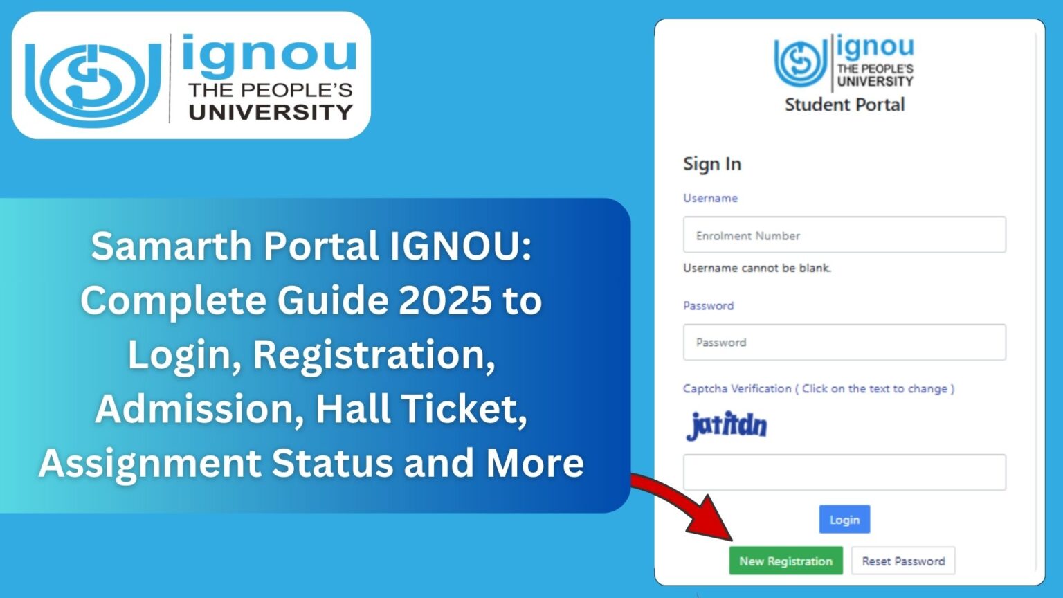 Samarth Portal IGNOU: Complete Guide 2025 to Login, Registration ...