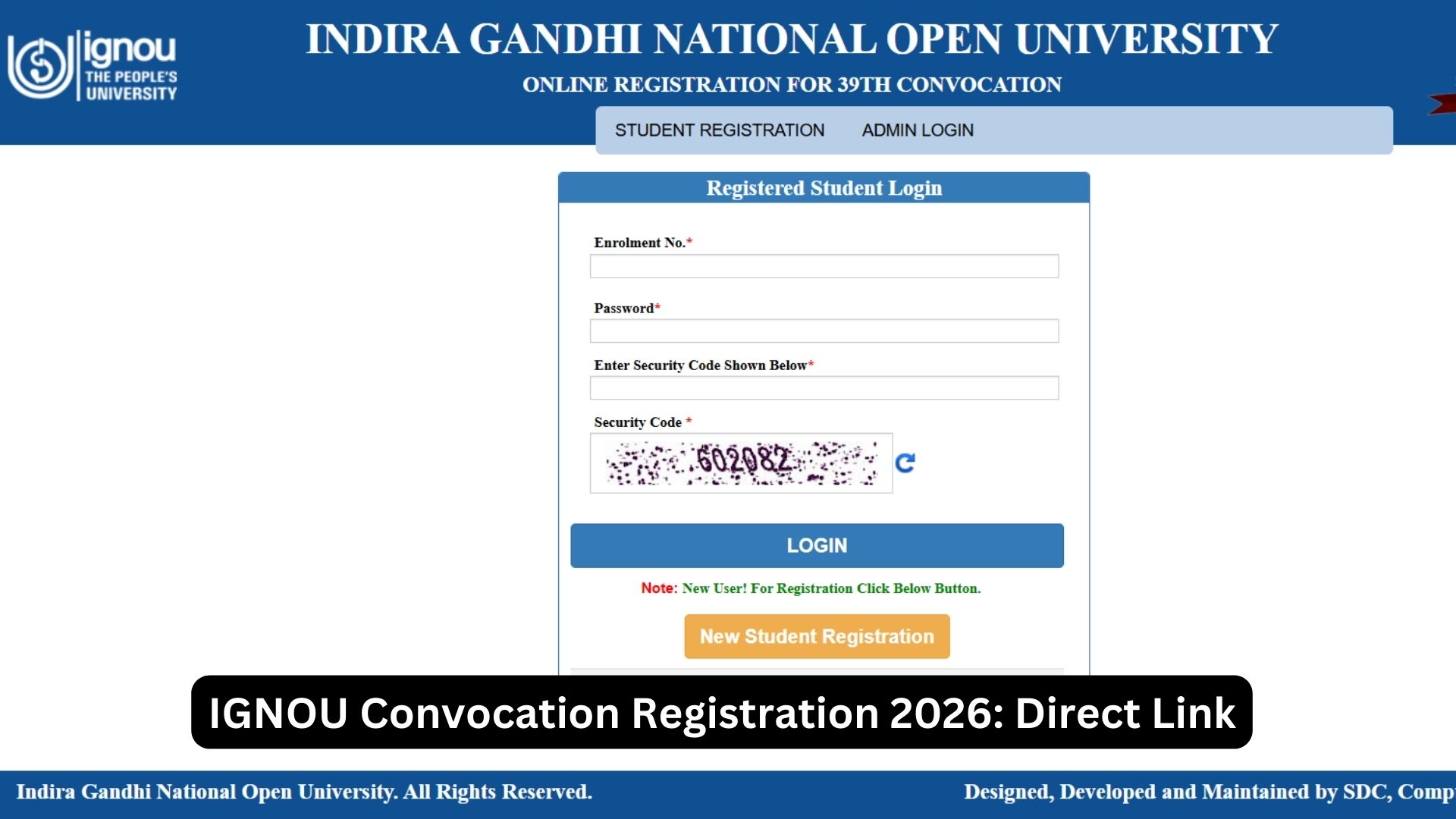 IGNOU Convocation Registration: Complete Guide to Apply Online, Fees ...