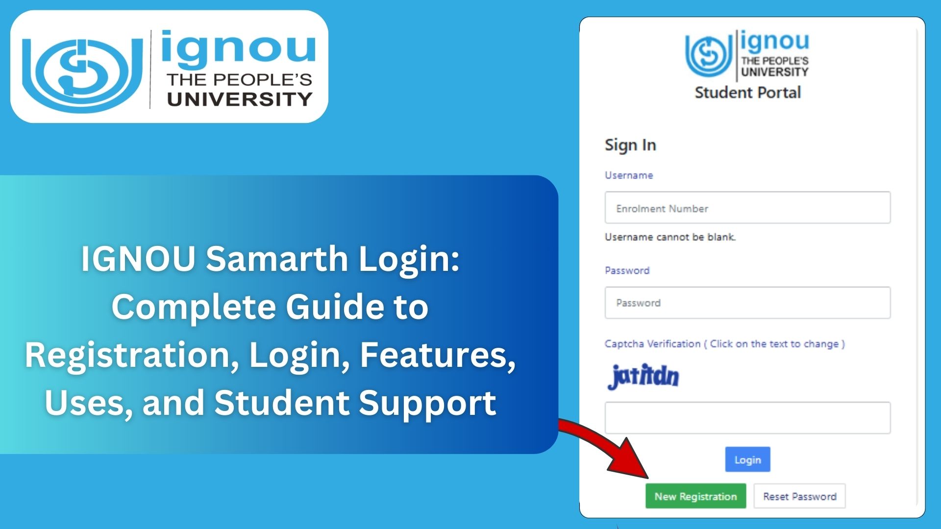 IGNOU Samarth Login: Complete Guide to Registration, Login, Features, Uses, and Student Support